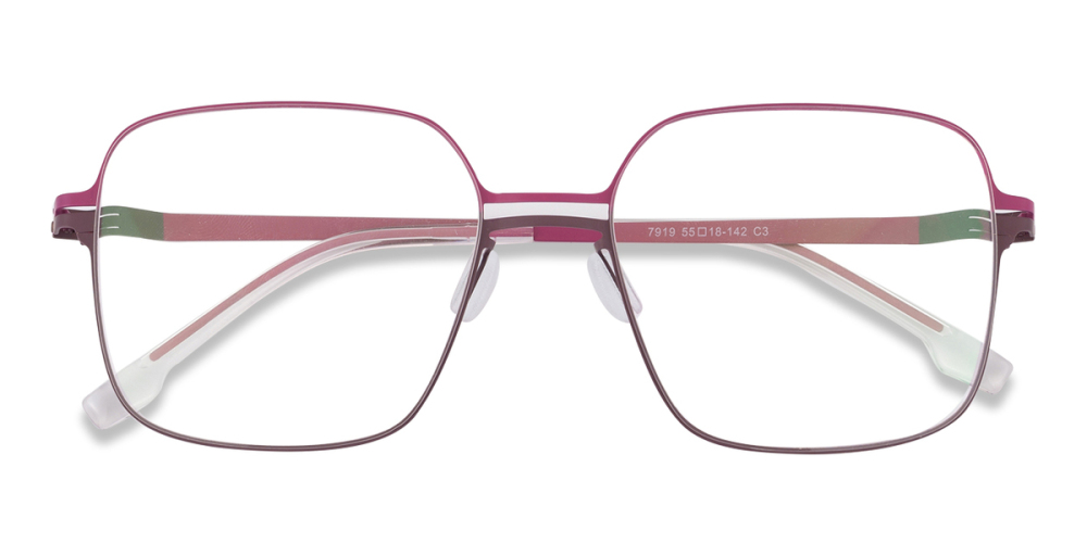 Acid Special Processed Geometric Frame Eyeglasses Zinff Optical